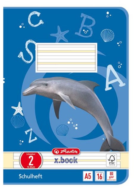 Herlitz Deutschheft A5 Lineatur 2 (2.Klasse) Herlitz günstig online ...